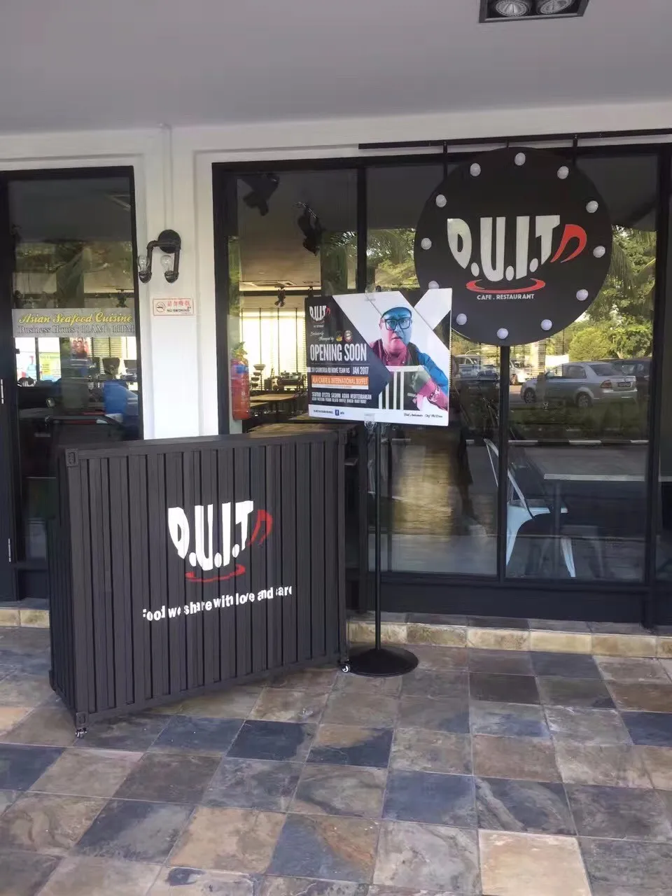 Shipping Container Furniture - Reception Desk with Wheels