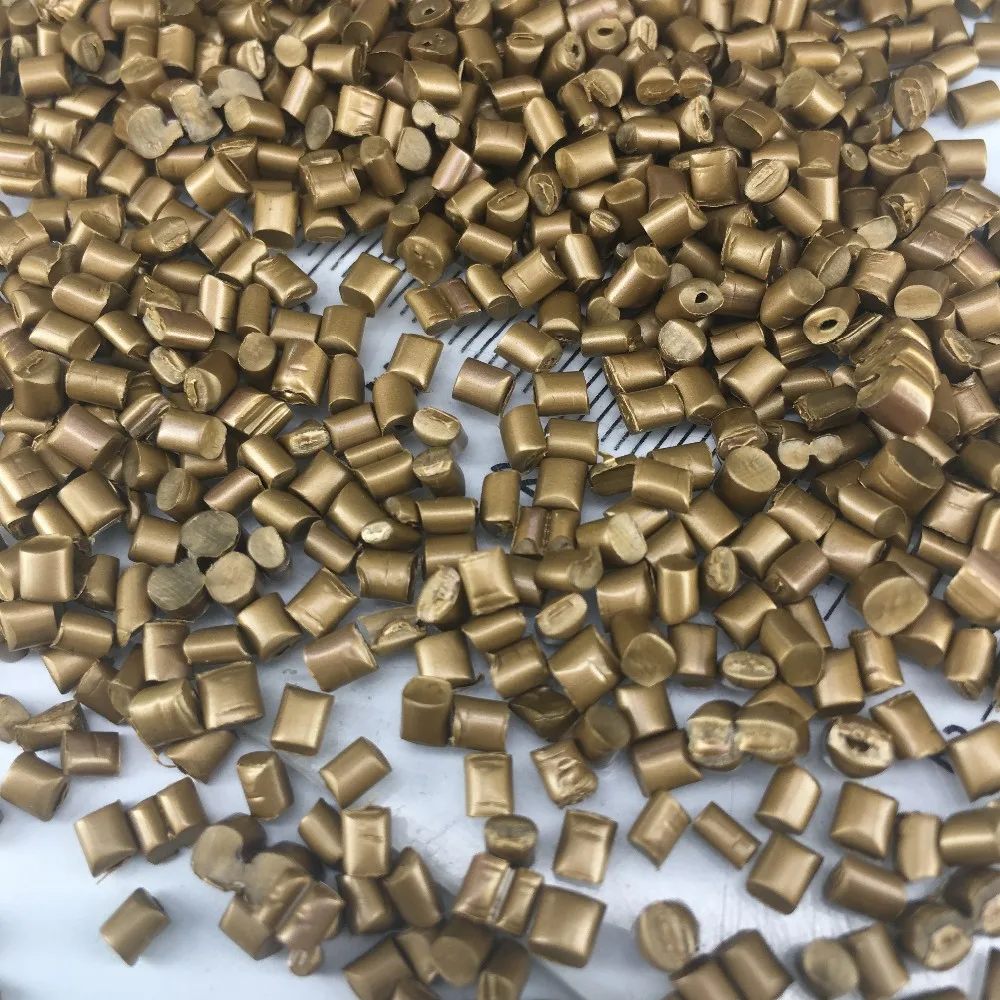 Conductive Plastic Gold Metallic Masterbatch Glitter Spot Master Batch ...