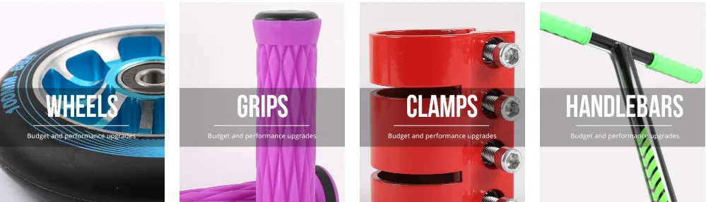 Pro Aluminum Performance Freestyle Stunt Scooter Rainbow Neo Chrome ...