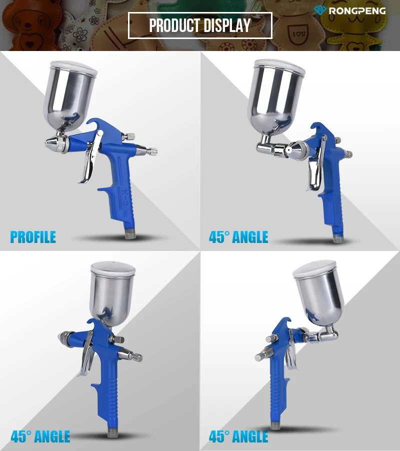 RONGPENG K3 Spray Gun - Efficient Touch up Mini Spray Gun