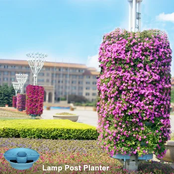 Light Pole Light Post Lamp Pole Flower Pot Vertical Garden Lamp Post ...