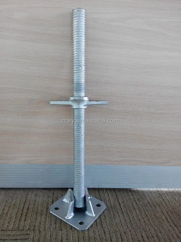 Galvanized Swivel Base Plate Scaffolding System Screw Jack| Alibaba.com