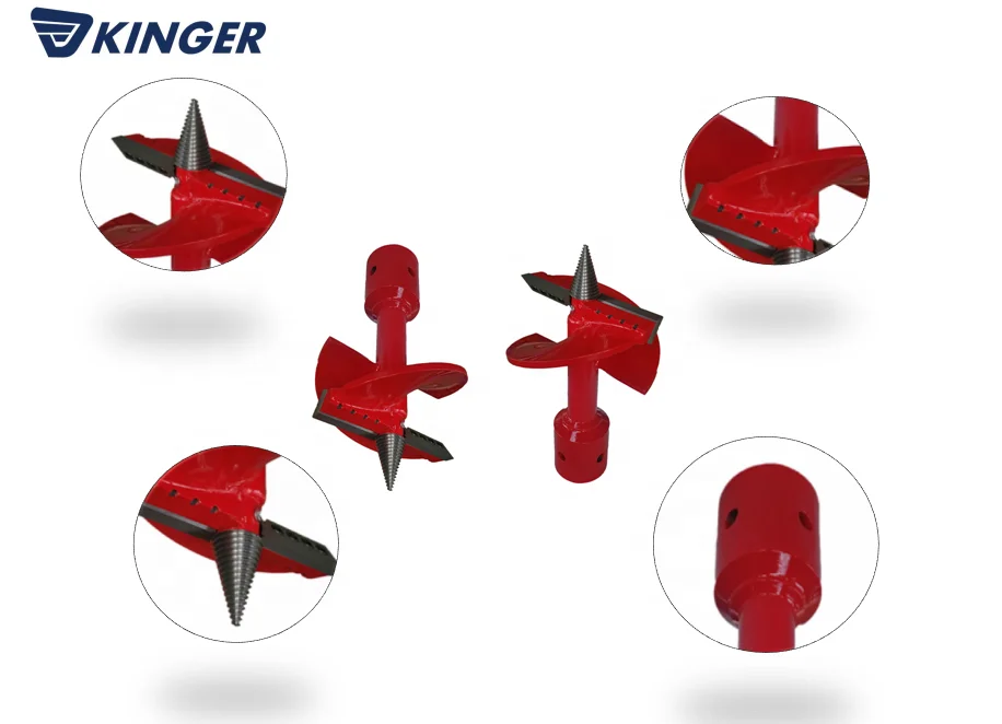 KINGER Auger Stump Planer - Efficient Tree Stump Grinder