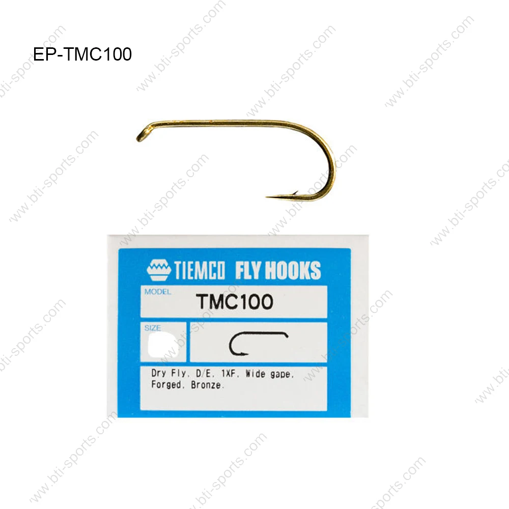 Eupheng Ep-tmc100 飞钓鱼钩青铜完成了眼睛宽的 G 鱼钓鱼钩 - Buy 飞钩，宽钩钓鱼钩，钓鱼钩 Product on ...