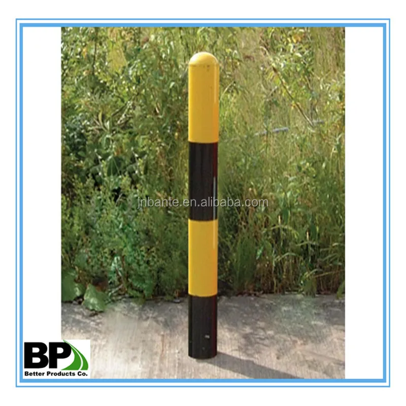 Surface Mount Steel Bollard With Base Plate For Door Security - Buy Steel Pipe Bollard flexible ...