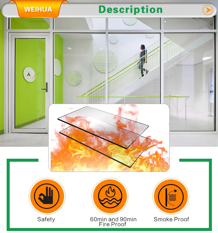 Fireproof Glass Partitions for Building Safety Durable Fire Certified ...