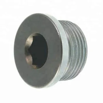 M20 M24 Steel Galvanized Hex Socket Oil Pipe Plug Screw Plug Din908 ...