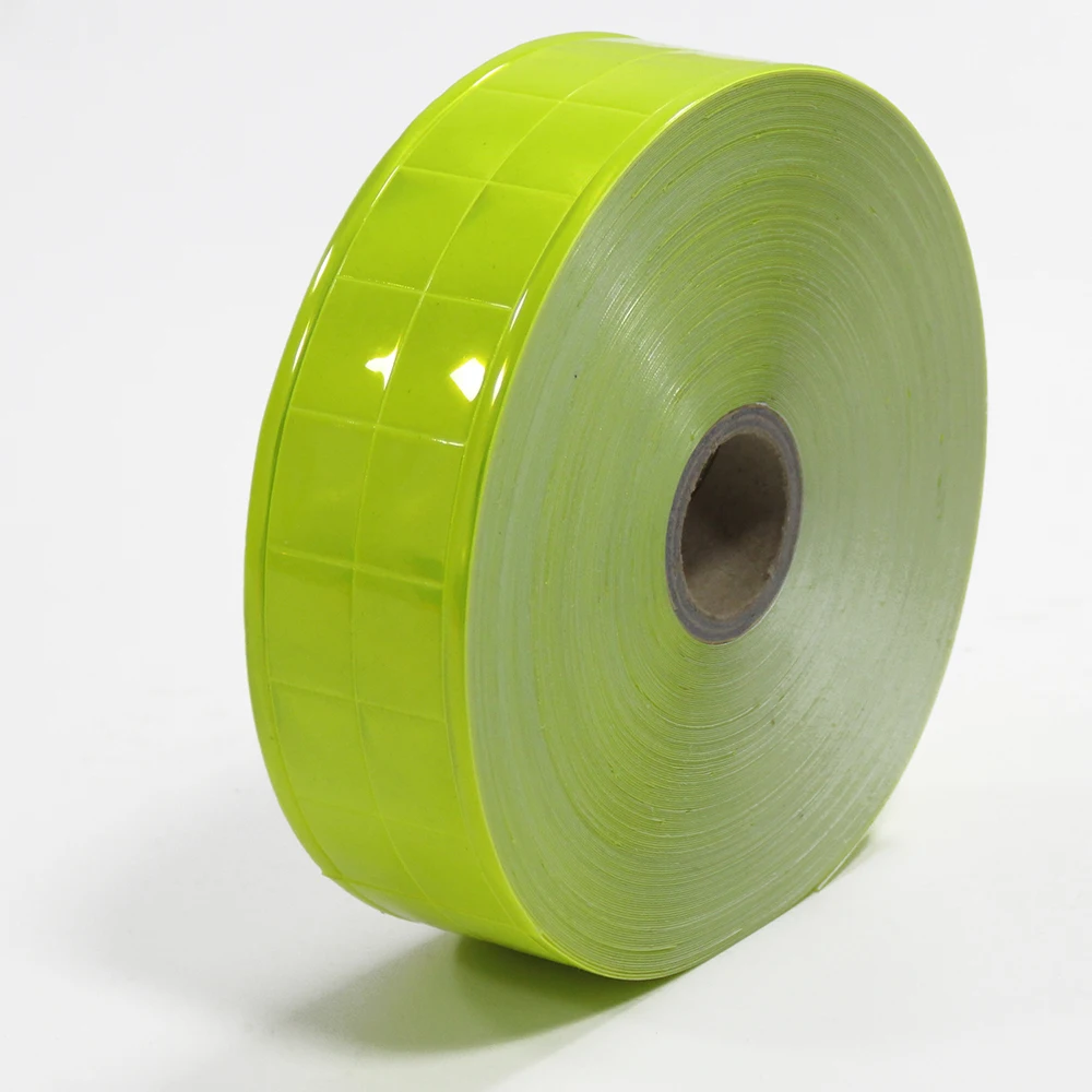 High Gloss Micro Prismatic Screen Printable Pvc Reflective Stripe Pvc ...