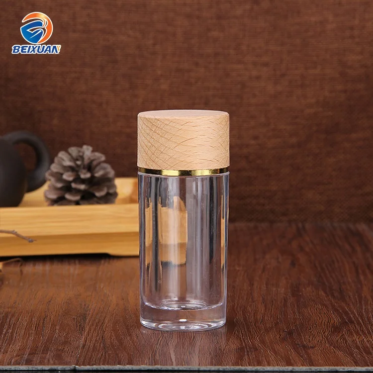 Mini 100cc Plastic Clear Jar Health Care Medicine Pill Vitamin Capsule ...