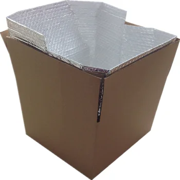 Cold Chain Packaging Box Food Shipping Bubble Foil Insulated Box Liner ...
