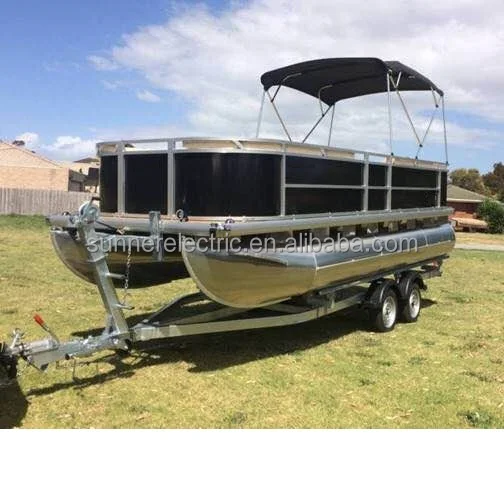 19ft 5.8 M Aluminum Pontoon Boat Suit For Container Load - Buy Aluminum ...