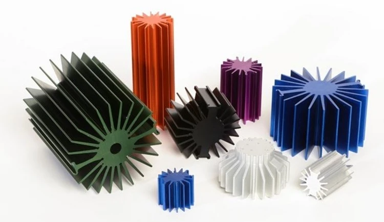Custom Aluminum Profile Heat Sink 6000 Series Anodized Nature Bending ...