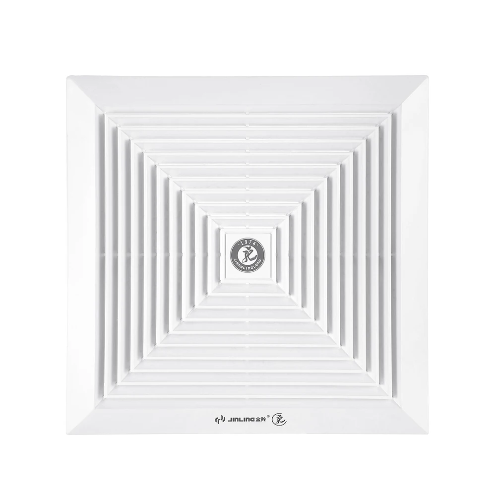 250x250mm Super Slim Body Full Plastic Ceiling Mount Ventilating Fan ...