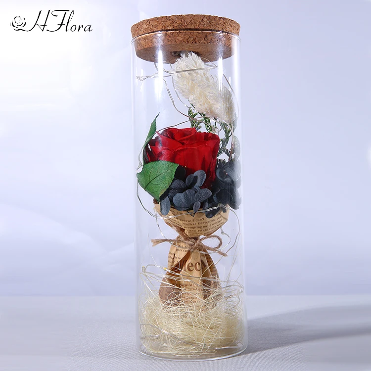 Glass Rose Preserved Rose 50 Colors Forever Stabilized Eternal Roses In ...