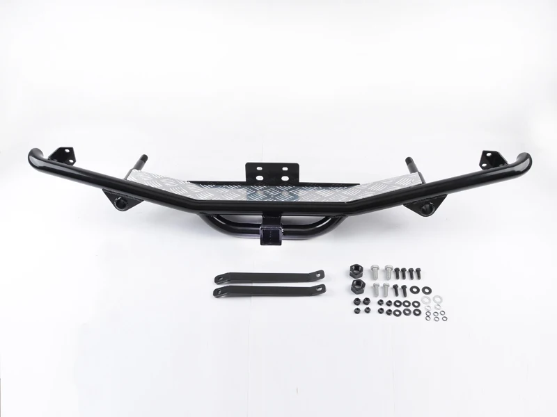 Steel Rear Bumper Guard With Tow Bar Traction Hook For Land Rover ...