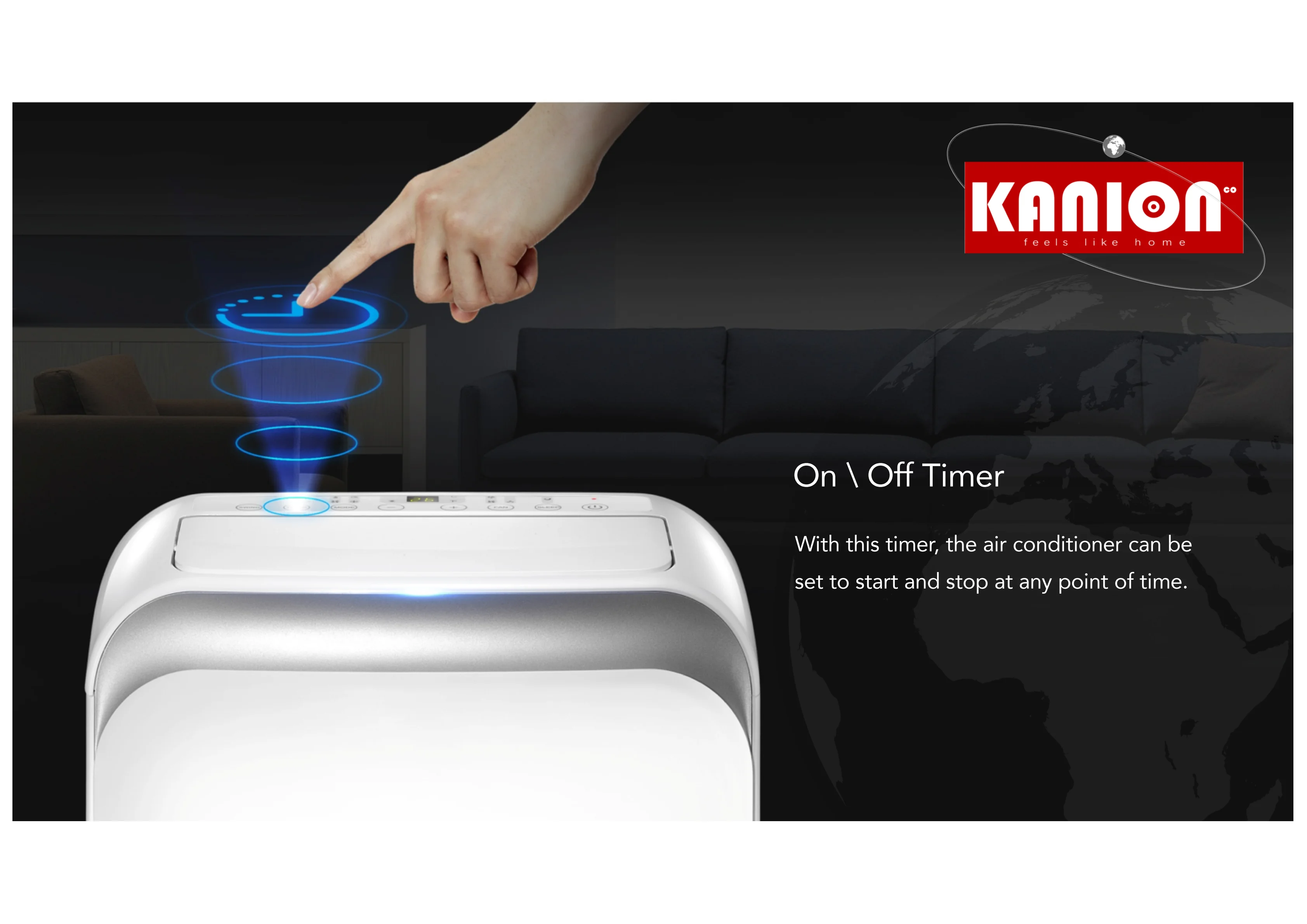 KANION Portable AC - Efficient Cooling for Any Room