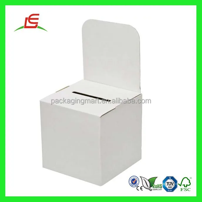 Q1013 Large Corrugated Cardboard Election Ballot Boxes,Printed Paper ...