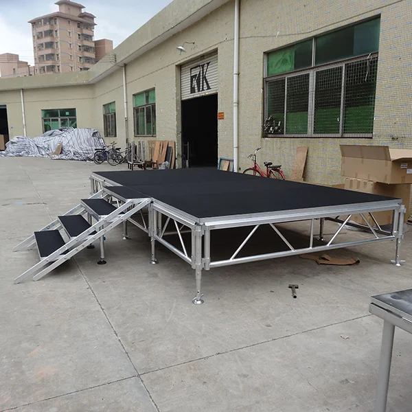 1.22x2.44m Mobile Aluminum Wedding Stage Platform Dancing Performance ...