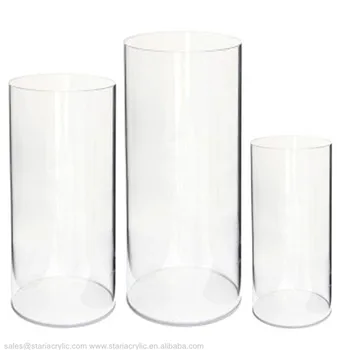 Acrylic Round Risers Clear Plinth Display Acrylic Pedestal Wedding ...
