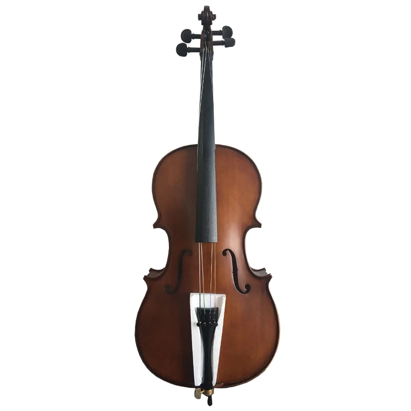 Matt Finish Cello Aiersi Handmade Red Brown Colour Including Bag And ...