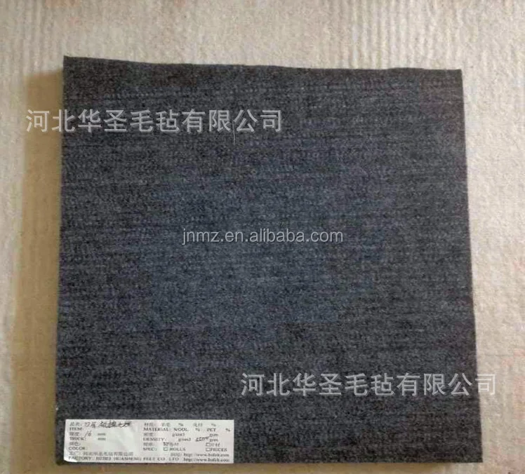 Factory Direct Sale Black Polyester Felt 6mm Thickness 100% Wool Thick ...
