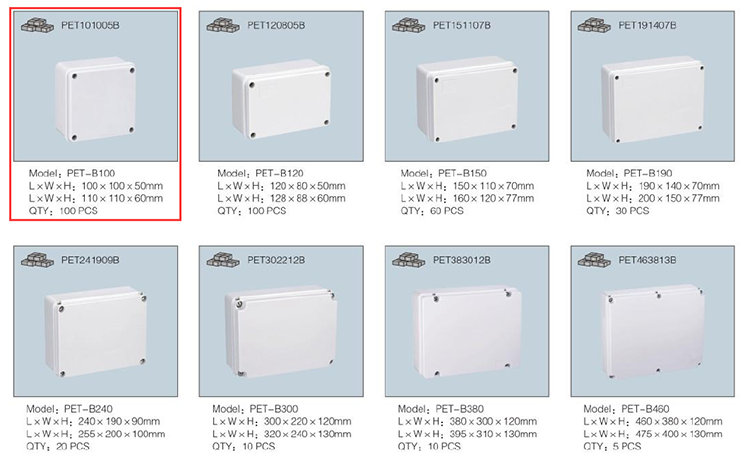 PULTE Waterproof Cable Junction Boxes - Reliable & Durable
