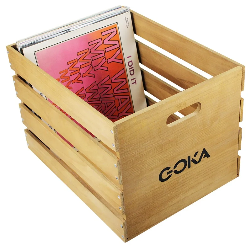 Lp Storage Wooden Crate - Buy Lp Record Storage lp Storage Box ...