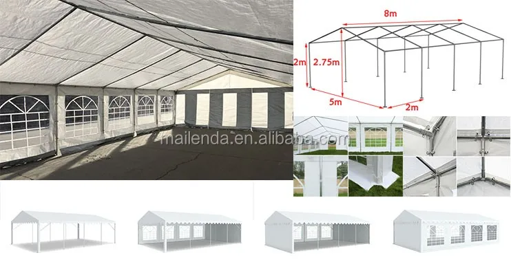 6x10m Pe Marquee Partytent Wedding Tent - Buy Marquee Party Tent ...