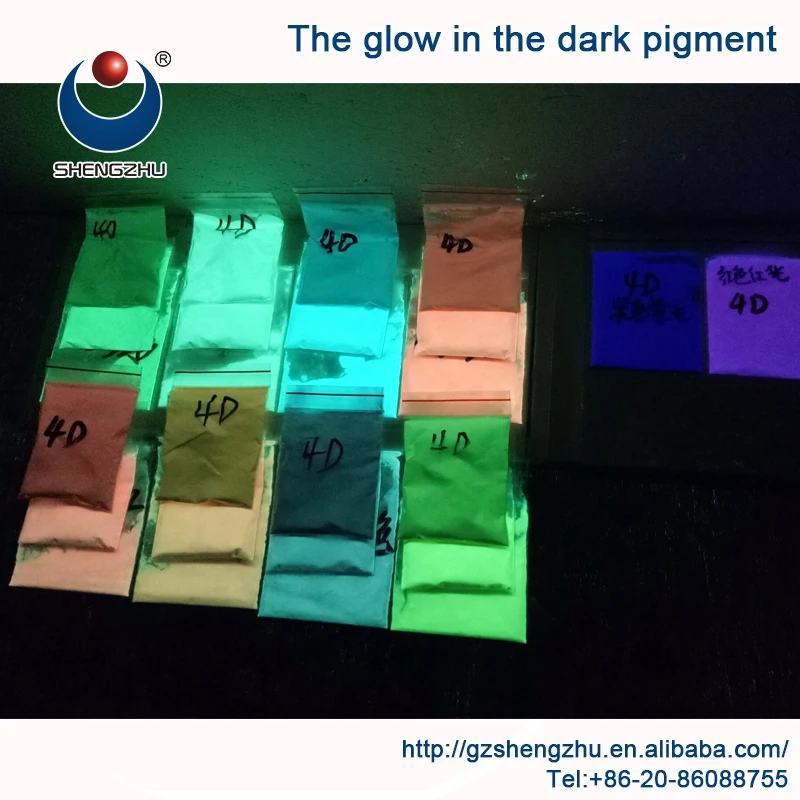 12 Colors Glow-in-the-Dark Photoluminescent Ink Epoxy Resin Luminous ...