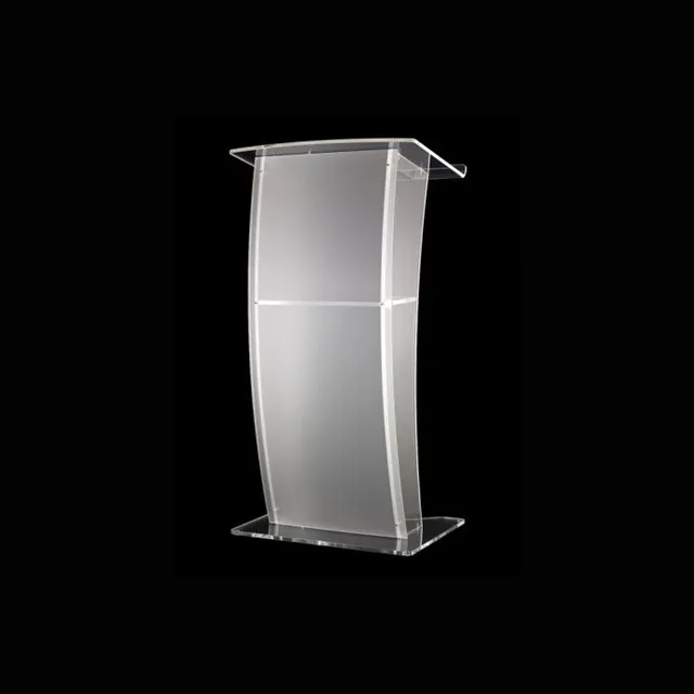 Customizable Acrylic Podium - Perfect for Speeches & Events