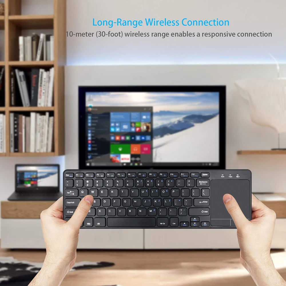 Custom French German Ergonomic Slim QWERTY Keyboard