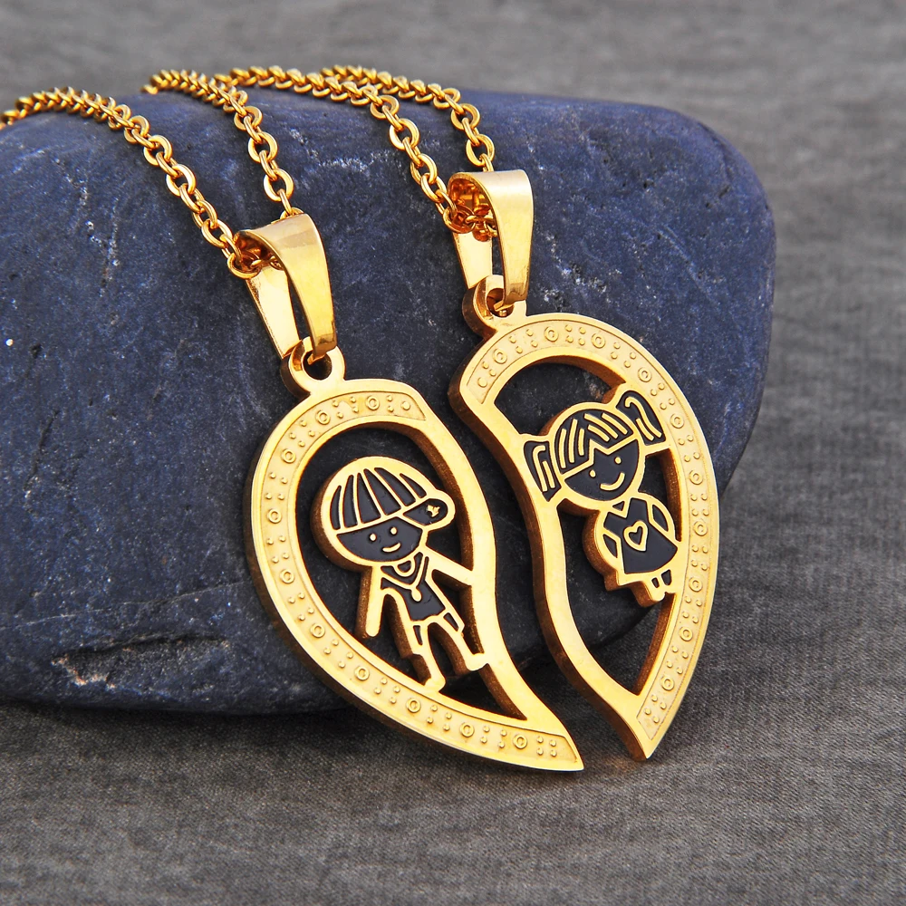 Customized Collares De Pareja - Best Friend Matching Pendants