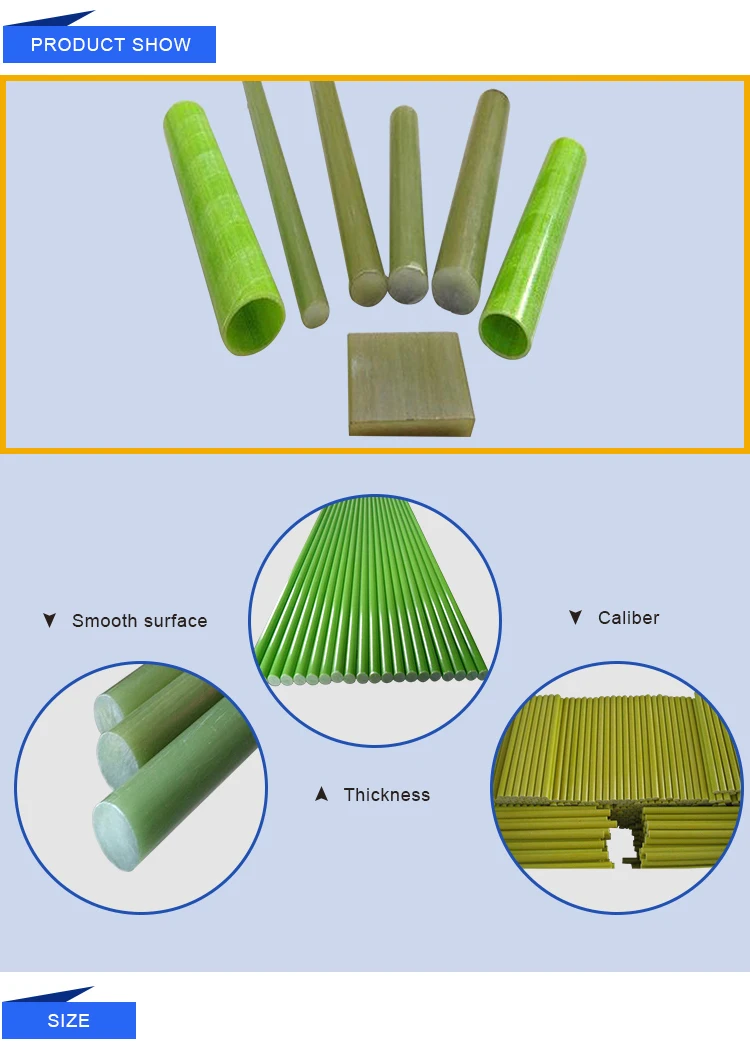 FRP GRP Small Size Fiberglass Rod - High Strength & Light Weight