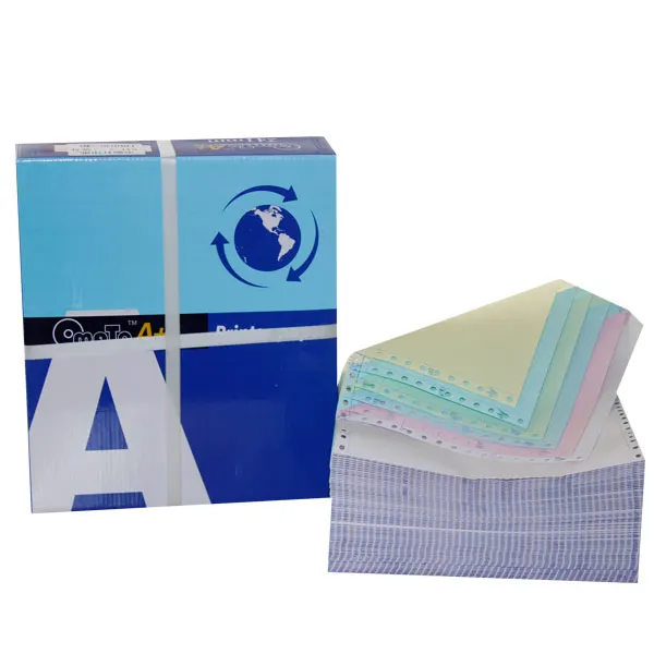 Blanc Imprimé 2 Plis Autocopiant Papier Continu D'ordinateur 9.5x11 ...