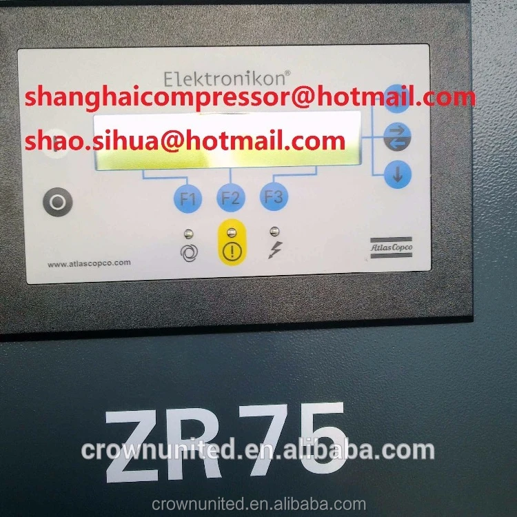 Zr75,Atlas Copco Oil Free Compressor,Screw Type Compressor,Water Cooled ...