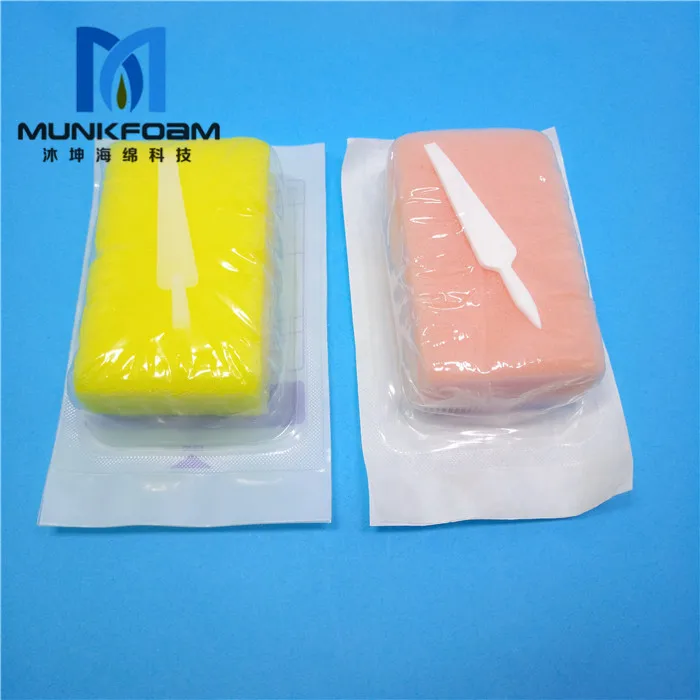 OEM 6 Pack Nail Hand Cleaning Dry Sponge Scrub - Autism Sensory Therapy ...