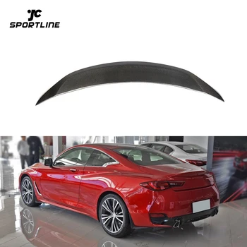 Carbon Fiber Q60 Ducktail Wing Spoiler For Infiniti Q60 Cv37 Gen 2nd ...