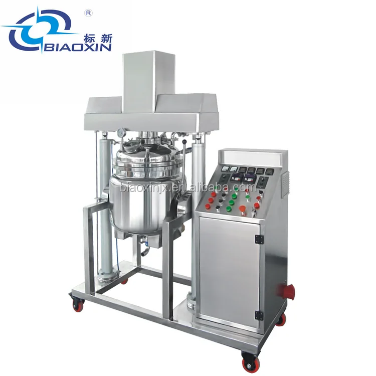 Stainless Steel Small Scale Lab Vacuum Emulsifying Mixer Machine 10L ...