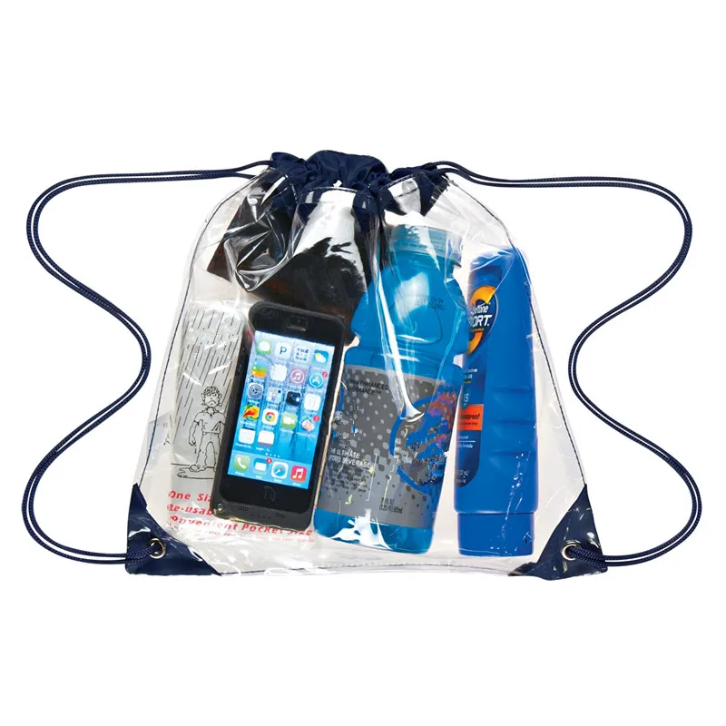 Five Colors Optiontouchdown Clear Drawstring Pvc Backpack - Buy ...