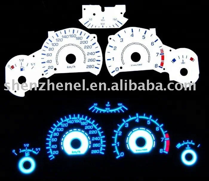 KABU RIDE Sign with Customized EL Glowing Car Sticker