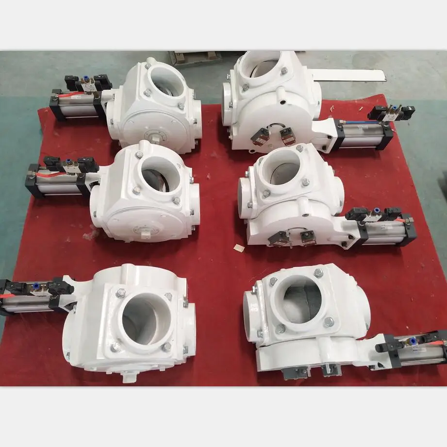 3 Way Selector Valve,Pneumatic Diverter Valve,3 Way Transfer Valve ...