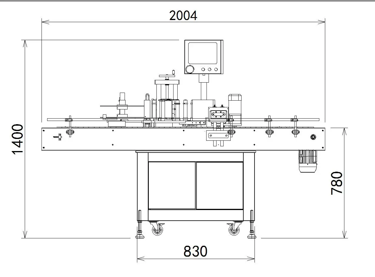Ym515 Automatic Taper Cup Jar Round Bottle Food Jam Labeling Machine ...