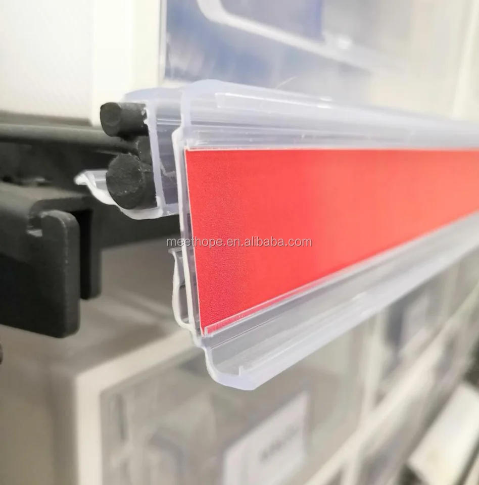 Eco-friendly ESL Rail PVC Plastic Data Strip - Digital Display