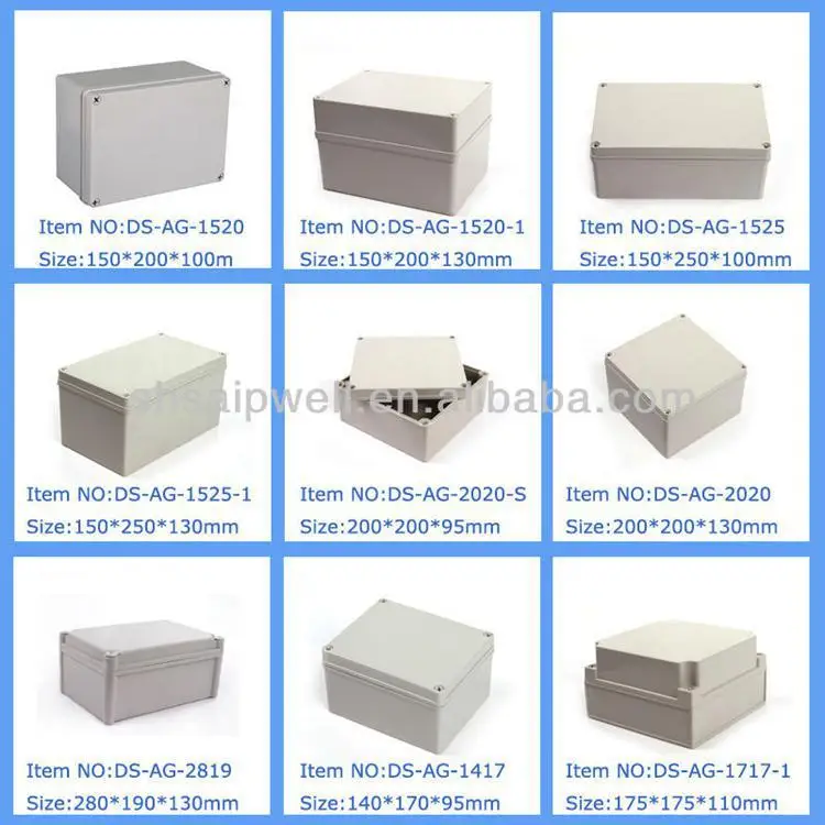 Saip/saipwell Ip67 Waterproof Polycarbonate Enclosure Electrical ...