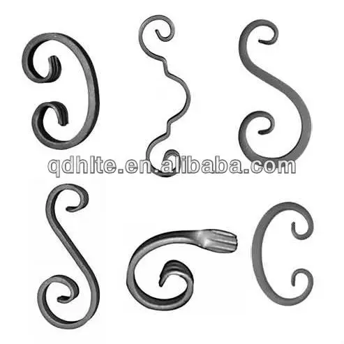 Cheap Wrought Iron Scrolls Wrought Iron Gate Metal Ornaments For ...