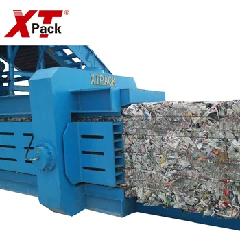 Standard Size Waste Paper Compression Machine Cardboard Baler Machine ...