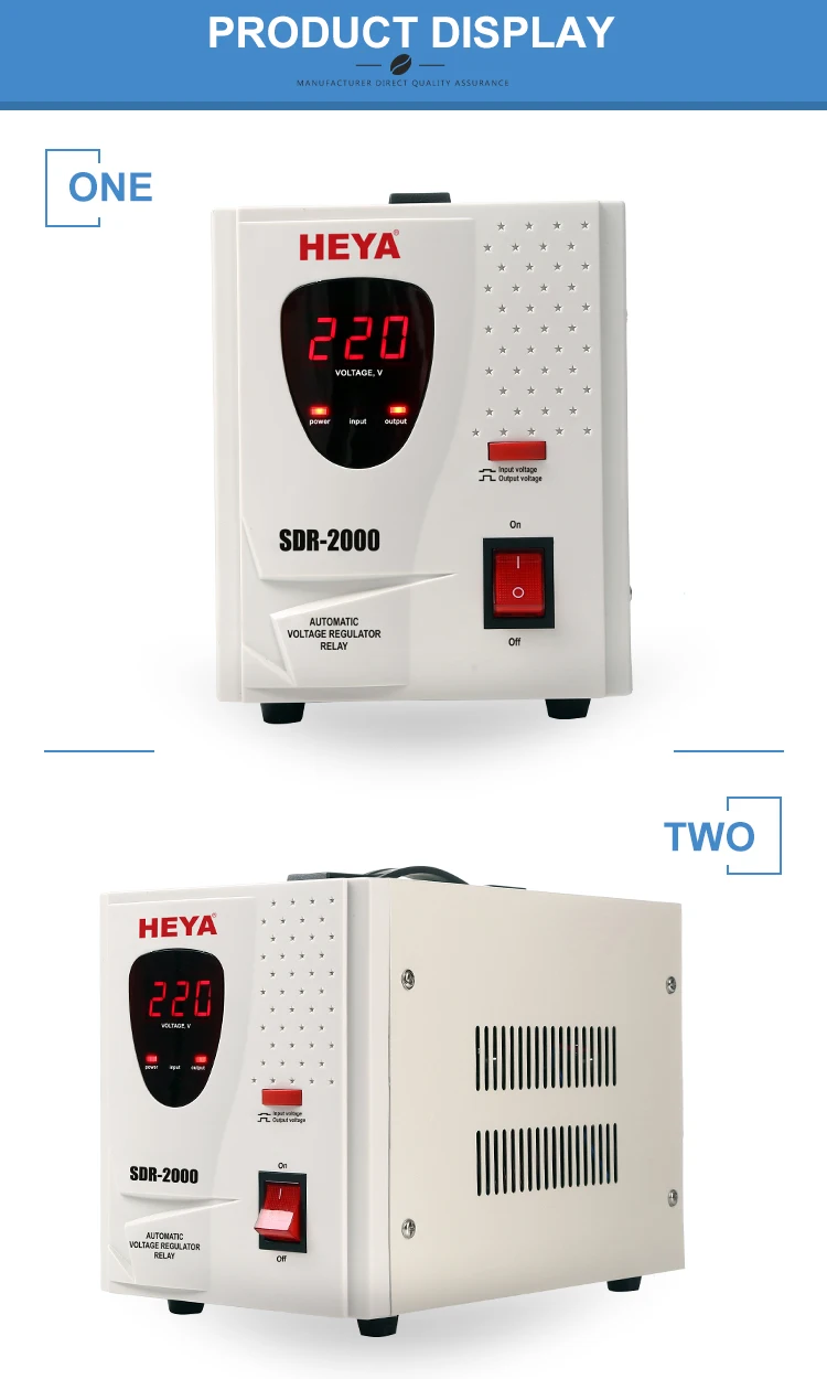 2kva 110v 220v Avr Ac Automatic Voltage Regulators Stabilizers Avr With ...