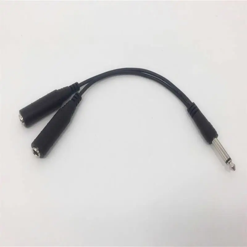 Portable Factory Product Black Color Dual Female Plug to Male Plug ...