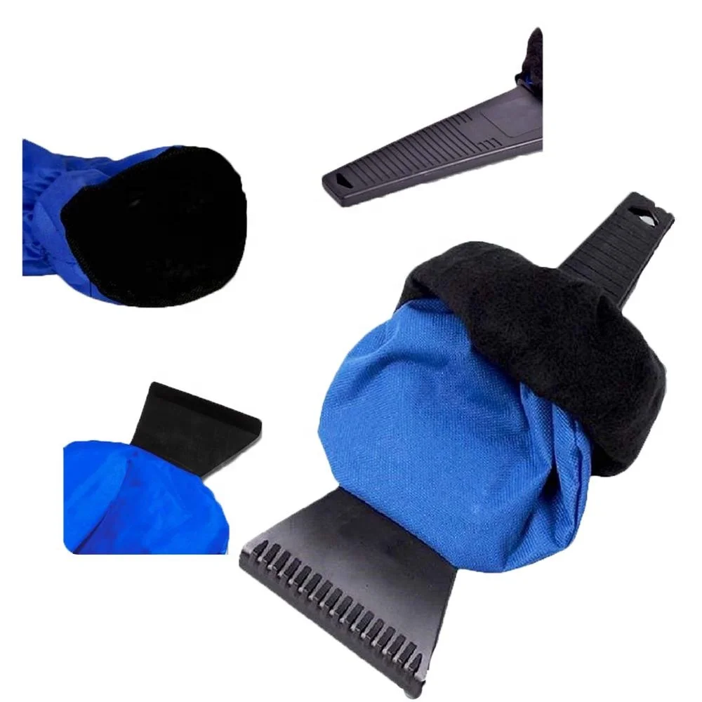 M4 Ice Scraper Mitt for Car Windshield, Waterproof Snow Remover Scraper ...