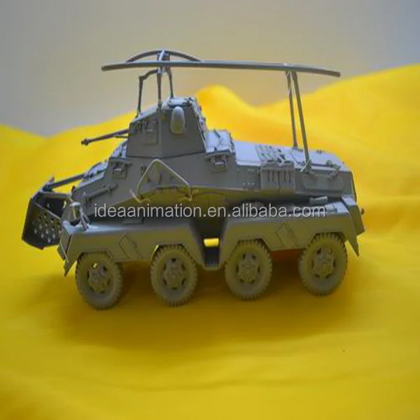 3d Prototype Metal 1/35 Resin Model Tank 1:72 Military Metal Tank Model ...